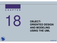 Object Oriented Design-System Analysis and Design-Lecture Slides - Docsity