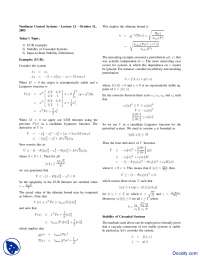 UUB Examples-Analysis of Control of Non Linear Systems-Handout - Docsity