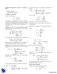Hamilton-Jacobi Inequality-Analysis of Non Linear Control Systems-Handout - Docsity