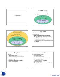 Turing Machines-Theory of Automata-Lecture Slides | Slides Theory of Automata | Docsity
