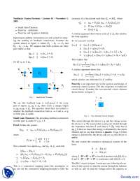 Small Gain Theorem-Analysis of Non Linear Control Systems-Handout - Docsity