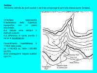 Appunti di Geologia - 3 isoipse e profili - Docsity