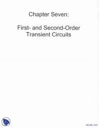 First and Second Order Transient Circuits part 1-Basic Circuit Analysis-Problem Plus Solution ...