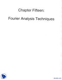 Fourier Analysis Techniques-Basic Circuit Analysis-Problem Plus Solution - Docsity