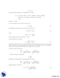 The Kepler Problem Part 2-Classical and Relativistic Mechanics-Lecture Handout - Docsity