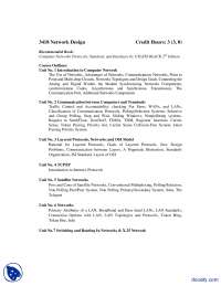 Course Outline-Networking Design-Handout - Docsity