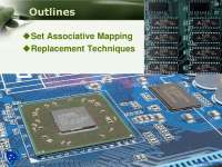 Set Associative Mapping, Replacement Techniques-Computer Archtecture-Lecture Slides - Docsity