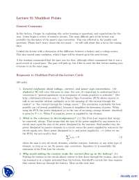 Muddiest Points Part 1-Signal and Systems-Lecture Handout - Docsity