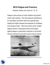 Fatigue and Fracture-Material Structures-Lecture Handout - Docsity