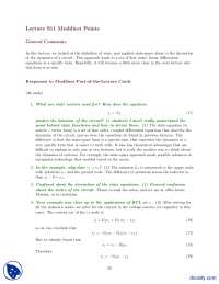 Muddiest Points Part 11-Signal and Systems-Lecture Handout - Docsity