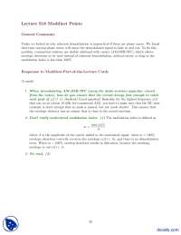 Muddiest Points Part 35-Signal and Systems-Lecture Handout - Docsity
