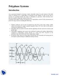Polyphase Systems-Power Electronics-Handout - Docsity