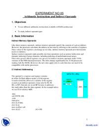 Arithmetic Instructions and Indirect Operands-Assembly Language ...