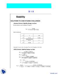 Stability-Control Systems-Lecture Handout - Docsity