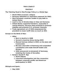 World War II - History of U.S - Outline | HIST 106 | Study notes United ...