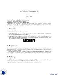 Design Assignment-Artificial Intelligence-Project Report - Docsity