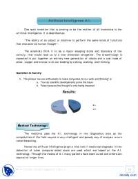 Artificial Intelligence-Report Writing Skills-Final Report (Biomimetics) - Docsity