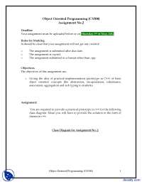 Object Model of Song Library System-Object Oriented Programming and Information Systems ...