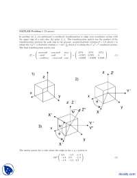 Coordinate Transformation-Classical Mechanics-Assignment - Docsity