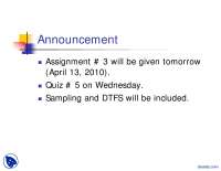 Fourier Series and LTI systems Part 1-Signals and Systems Theory-Lecture Handout - Docsity