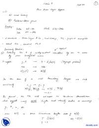 Sheer Layer Approximation Part 3-Fluids Dynamics-Lecture Handout - Docsity