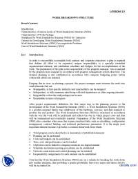 Work Breakdown Structure-Project Managment-Handouts - Docsity