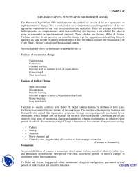 Equilibrium Model-Change of Management-Lecture Handout - Docsity
