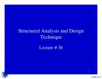Structured Analysis and Design Technique-Software Requirement-Lecture ...