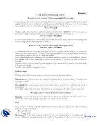 Accounting Equation-Financial Accounting-Lecture Handout - Docsity