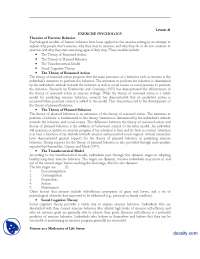 Theories of Exercise Behavior-Sports Psycology-Lecture Handout ...