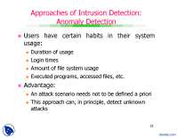 Intrusion Detection System Part 2-Computer Network Security-Lecture Slides | Slides Computer ...