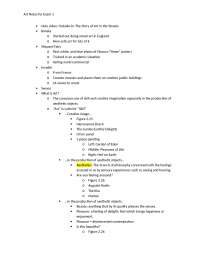 The Story of Art in Art Appreciation - Study Guide | ART 1030 - Docsity