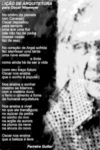 Gullar - poema de fernando gullar pra oscar neymaier - Docsity