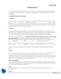 News Writing-Journalistic Writing-Lecture Handout | Exercises ...