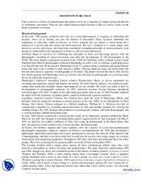 Motion Picture Film-Mass Media-Lecture Handout - Docsity