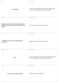 Georgia History Exam | HIST 2110 - SURVEY OF U.S. HISTORY - Docsity