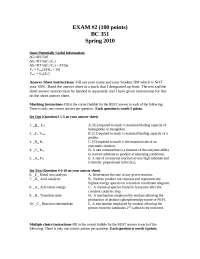 Solved Problems on Operational Methods - Exam 2 | BC 351 - Docsity