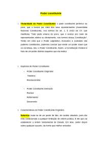 Poder constituinte - resumo-base - Docsity