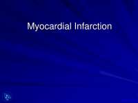 Myocardial Infarction - Cardiology - Lecture Slides - Docsity
