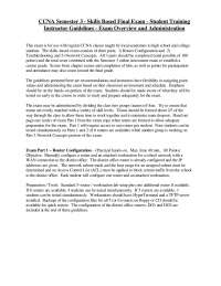 Access Control List - Computer Network - Exam Guide - Docsity