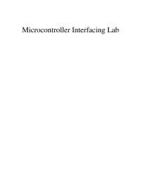 Serial Port Operation - Microcontroller Interfacing - Lab Handouts - Docsity