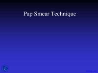 Pap Smear Technique - Operational Obstetrics and Gynecology - Lecture ...