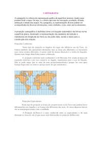 Cartografia - tipos de cartografia - Docsity