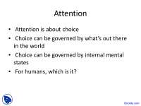 Treisman's Attenuation Model of Attention: Find and download free study ...