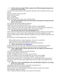 Planetary Geology in Astronomy of the Solar System | ASTR 1010 - Docsity