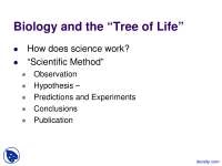 Scientific Method - Biology - Lecture Slides - Docsity