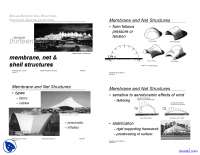 Shell Structures - Architectural Structures - Lecture Slides - Docsity