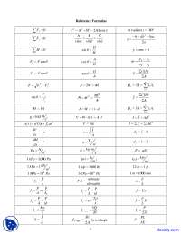 Reference Formulas - Elements of Architectural Structures - Lecture ...