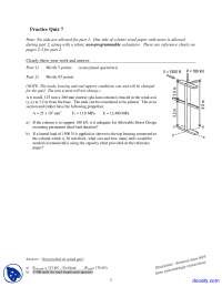 Bracing - Elements of Architectural Structures - Quiz - Docsity