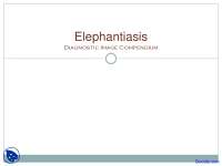 Elephantiasis - Human Anatomy - Lecture Slides | Slides Anatomy | Docsity